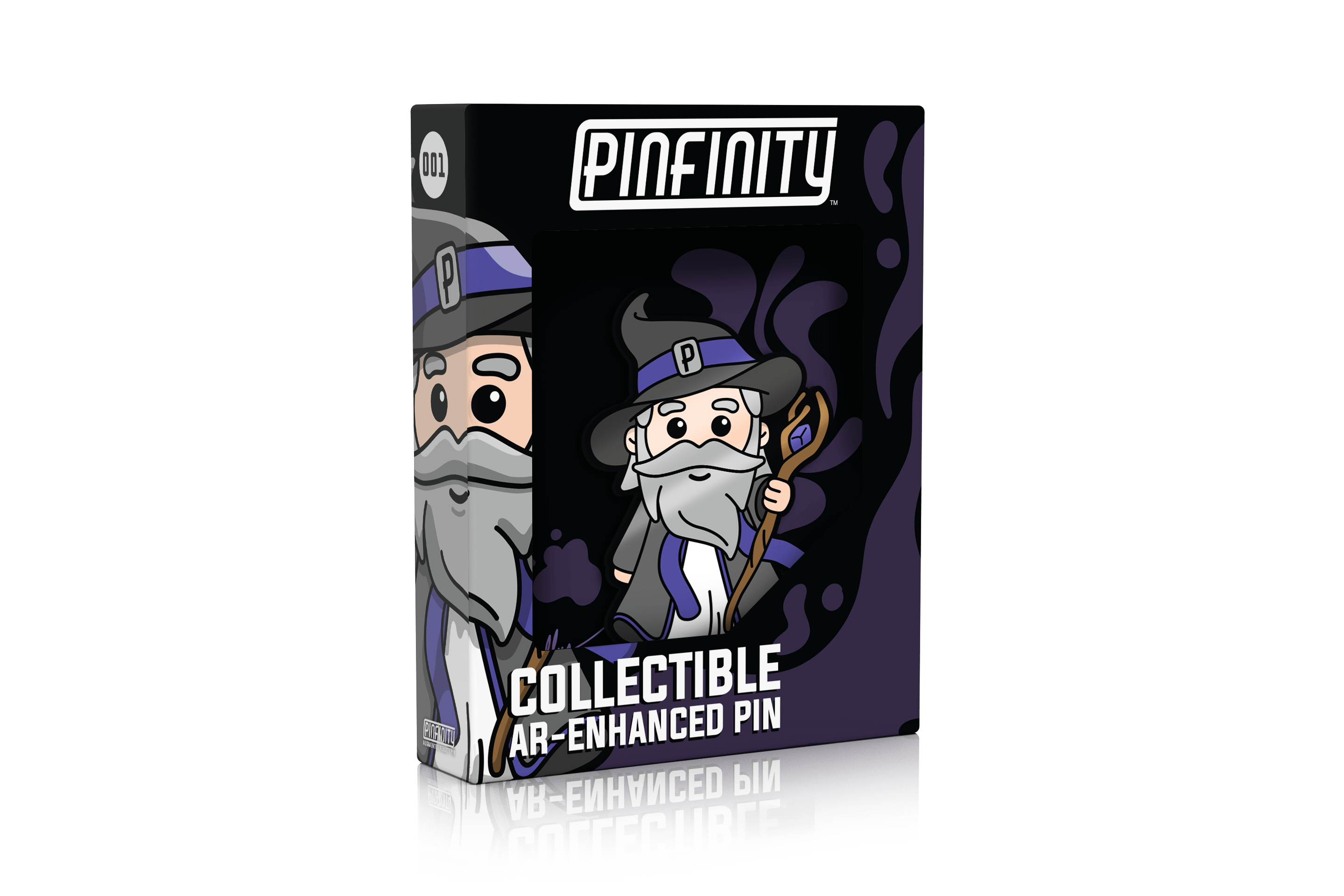 Pinfinity Walter the Wizard AR Pin – Pinfinity - Augmented Reality Collectible Pins