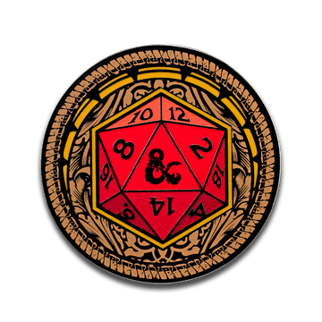 Dungeons & Dragons - D20 – Pinfinity - Augmented Reality Collectible Pins