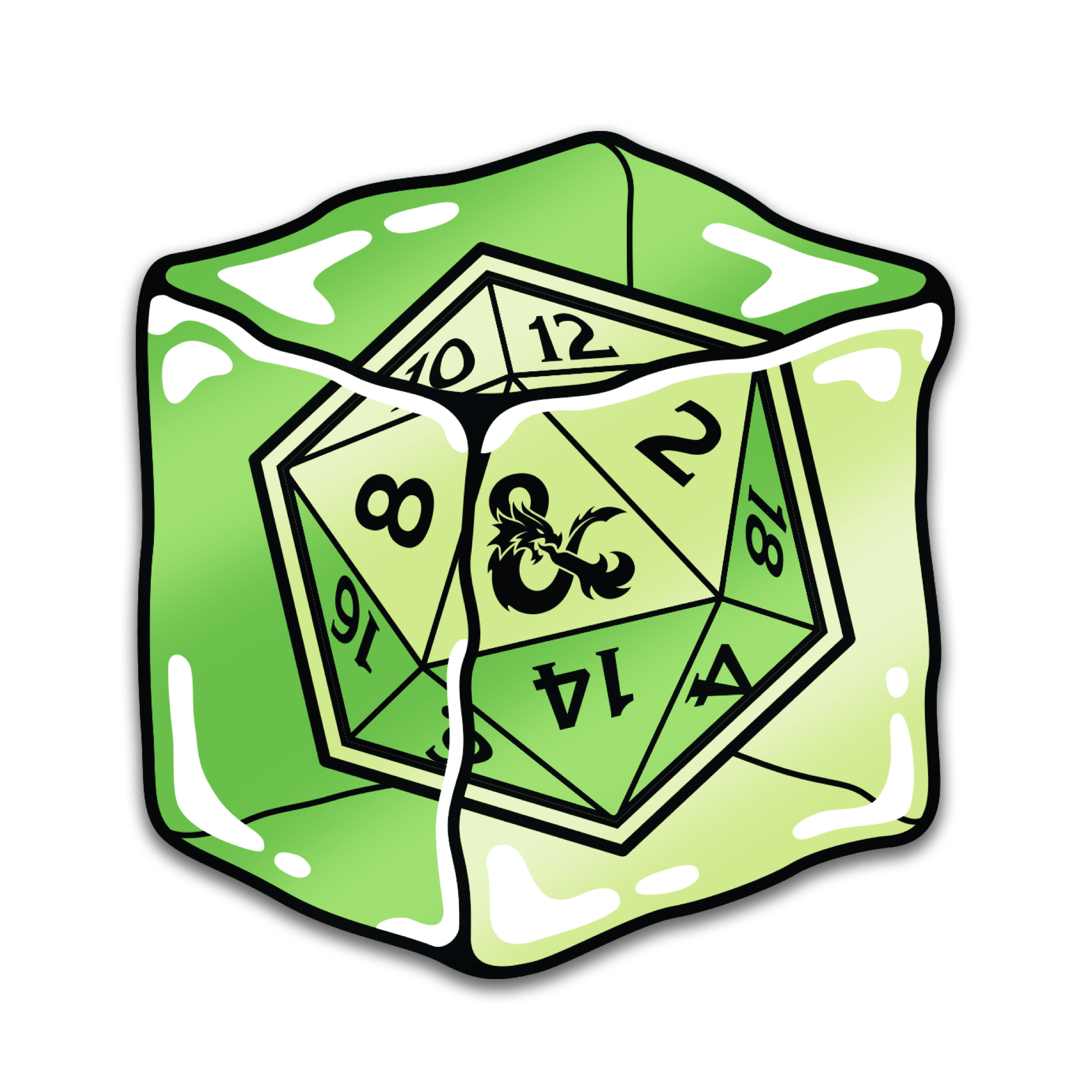 Dungeons & Dragons - Gelatinous Cube (Glow in the Dark!) – Pinfinity ...