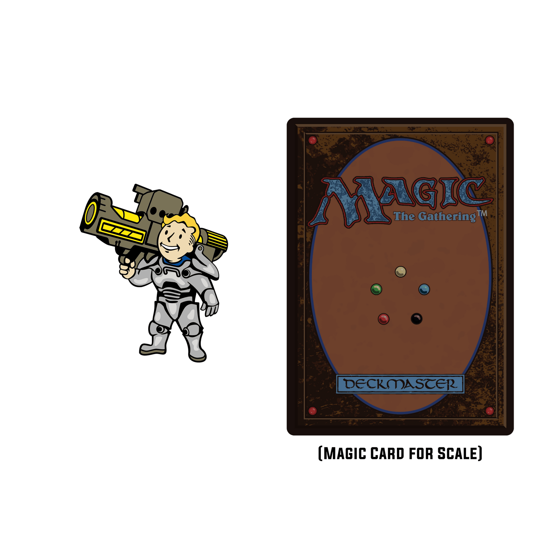 Fallout Vault Boy in Power Armor AR Pin – Pinfinity - Augmented Reality ...