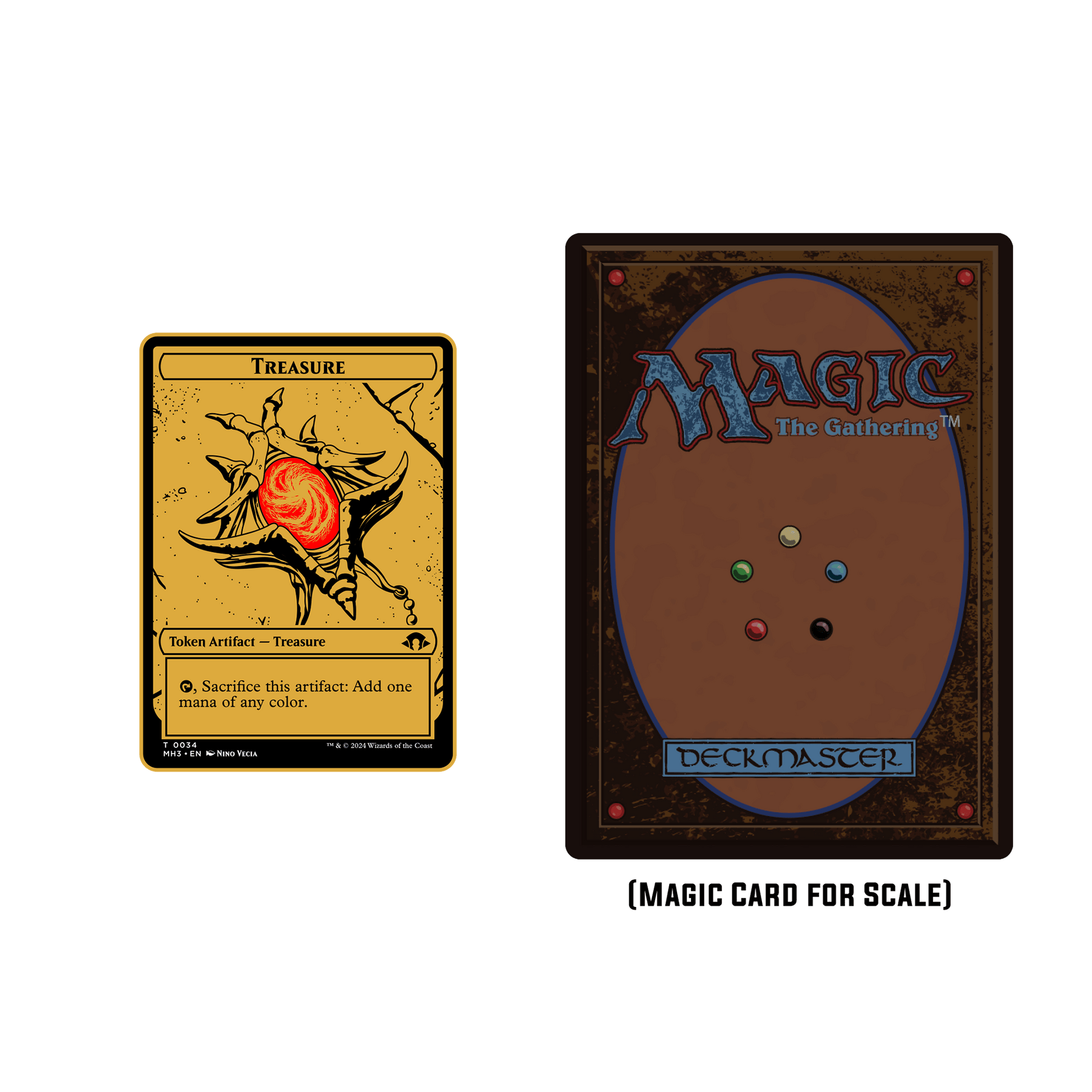 Magic: The Gathering - MH3 Treasure Token – Pinfinity - Augmented ...