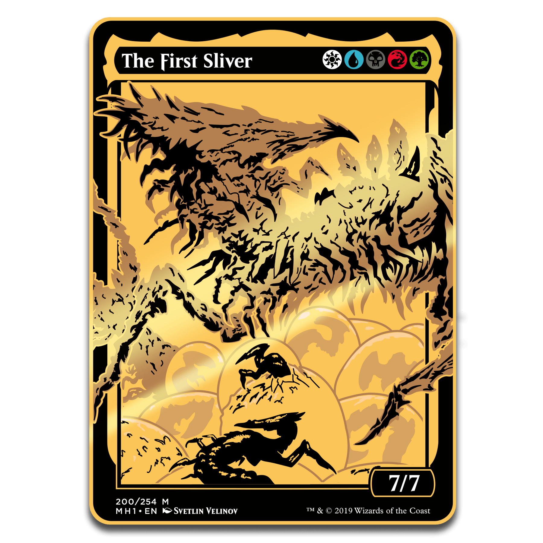 Magic: The Gathering - The First Sliver Commander Token – Pinfinity ...