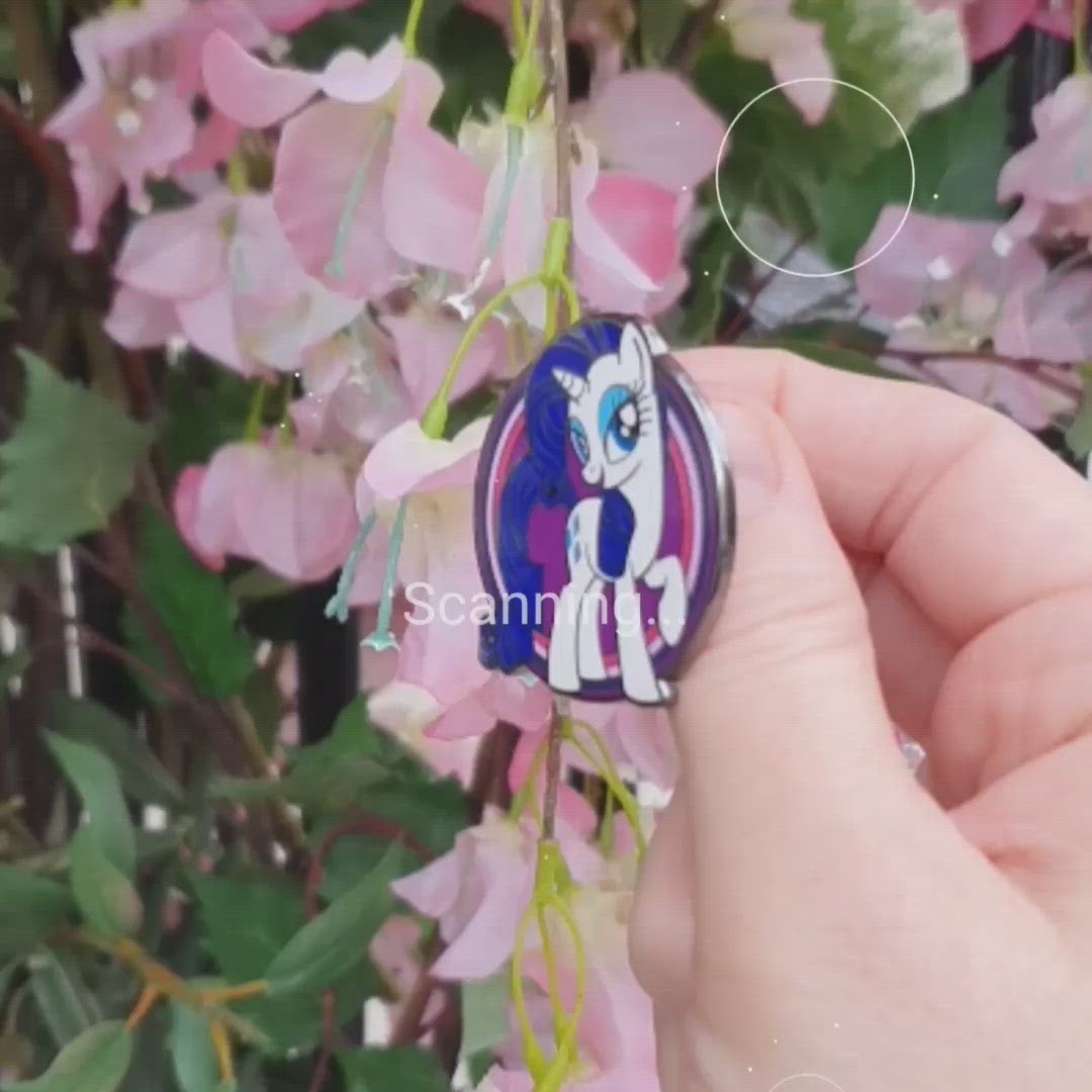 My Little Pony - Rarity – Pinfinity - Augmented Reality Collectible Pins